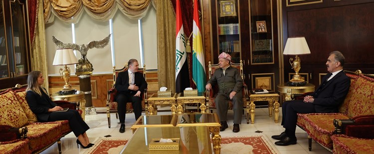 Serok Barzanî Pêşwaziya Konsulê Giştî Yê Nû Yê Macarîstanê Li Hewlêrê ...